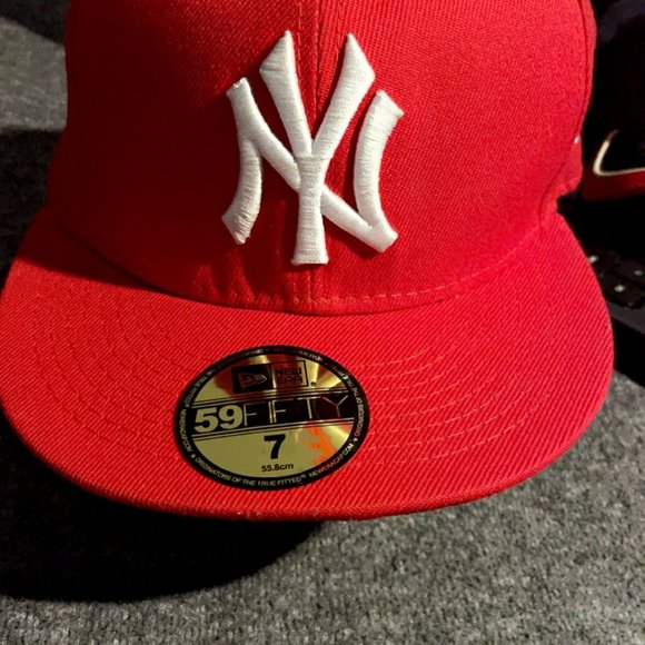 New Era | Accessories | Ny Yankees Era White Logo 59 Fifty Fitted Hat ...